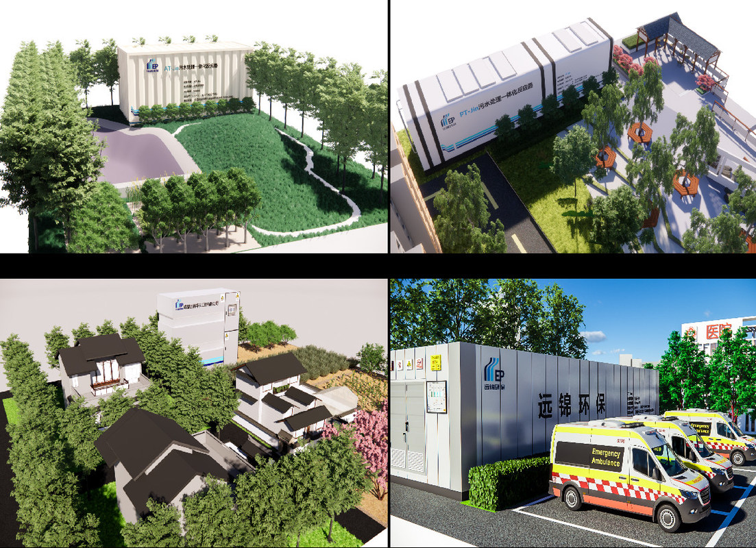 A2O+MBR AO+MBBR MBR Treatment System For Water Treatment Anti Corrosion